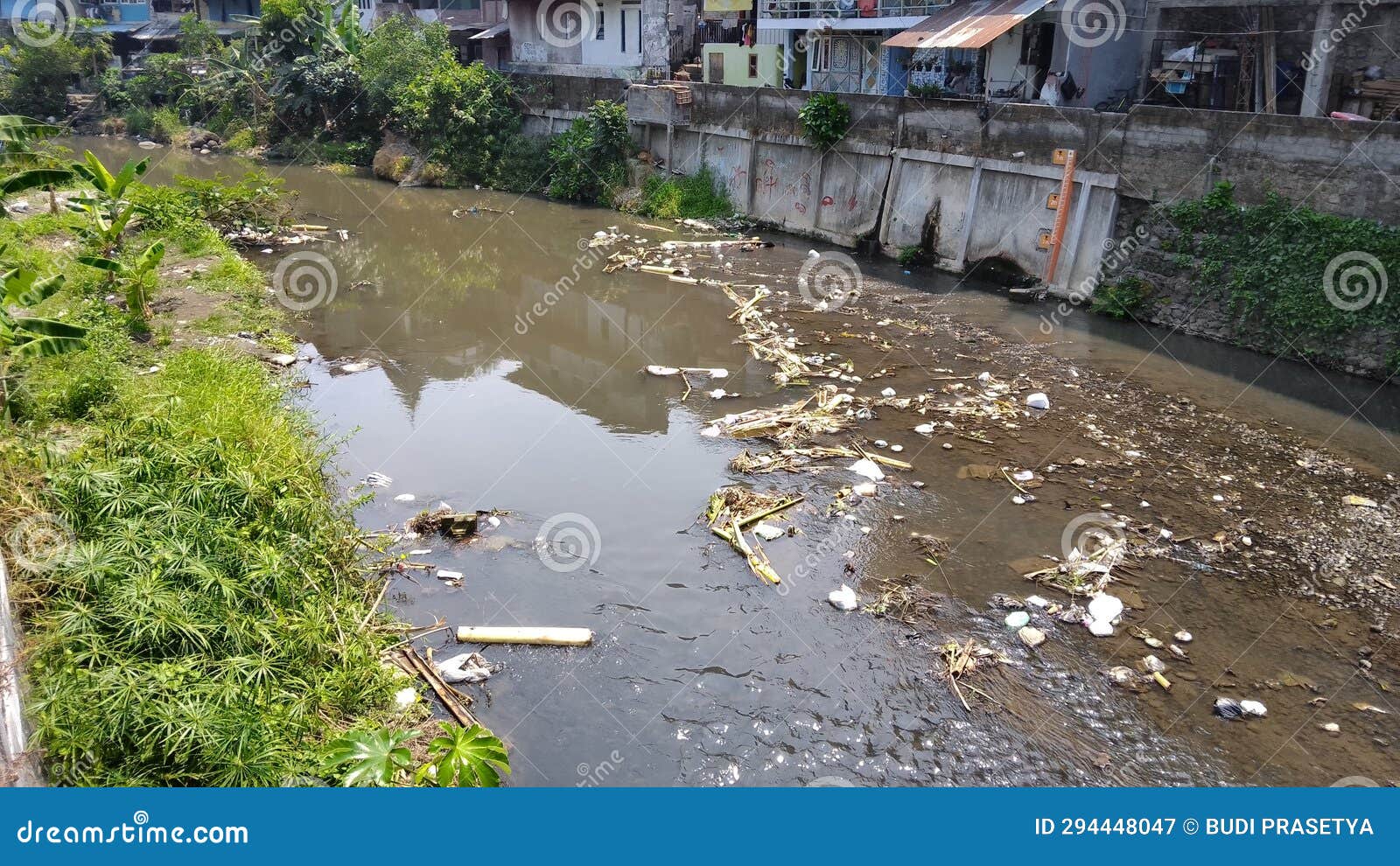 Household Waste in the River Stock Image - Image of waste, dirty: 294448047
