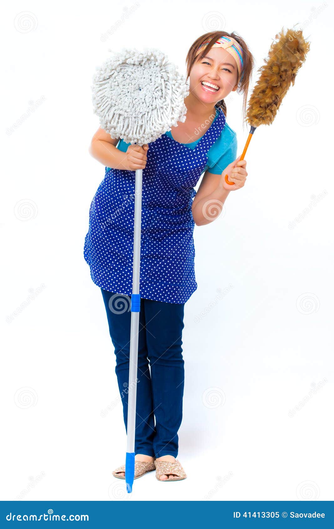 Housekeeper stock image. Image of housekeeper, house - 41413305