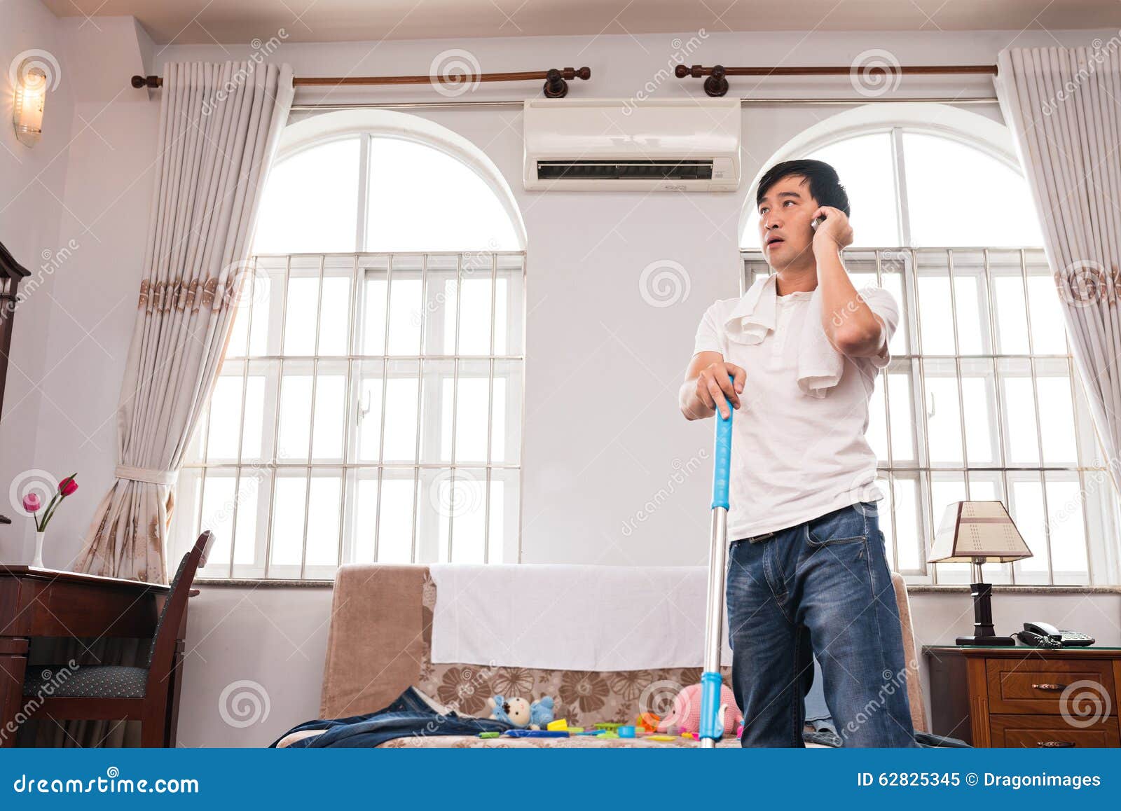 Housekeeper stock image. Image of domestic, single, vietnamese - 62825345