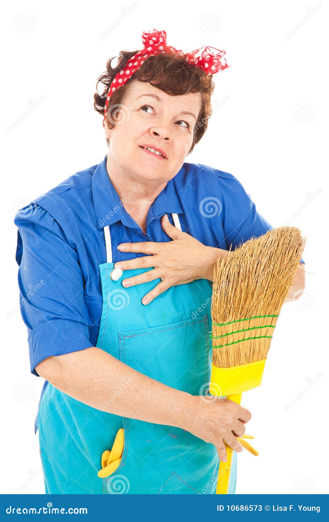 Housekeeper s Fantasy stock image. Image of female, homemaker - 10686573