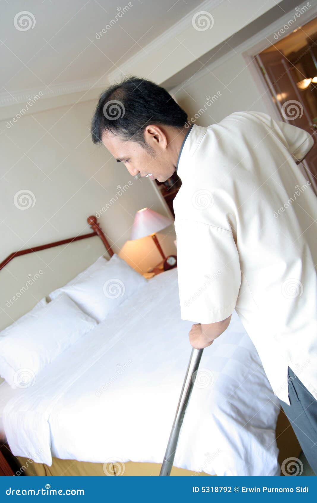 Housekeeping in action stock photo. Image of cleaning - 5318792