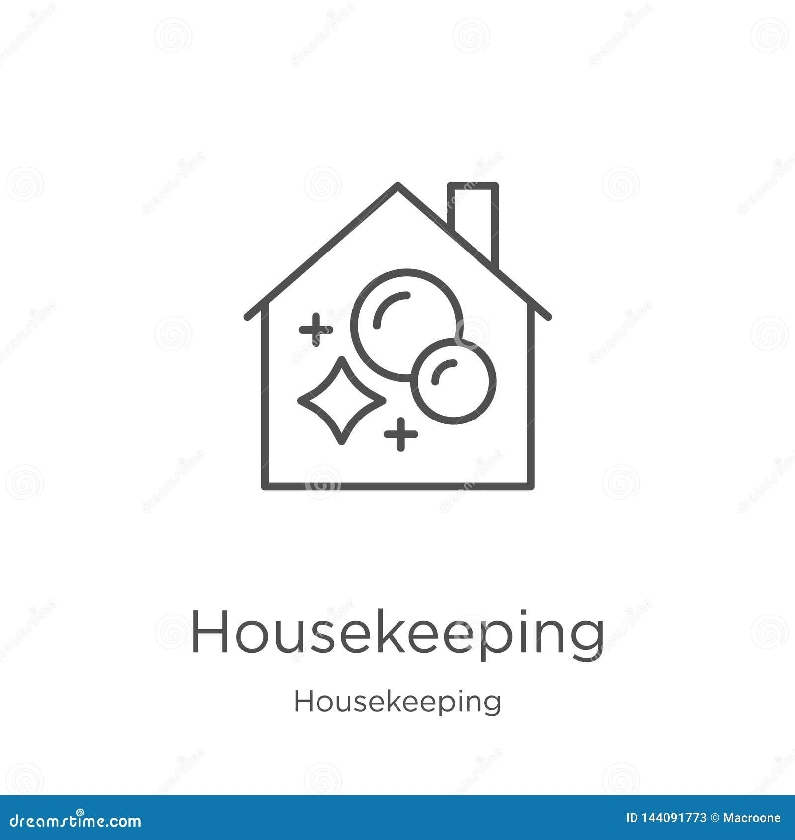 Housekeeping Icon. Trendy Housekeeping Logo Concept On White Background ...