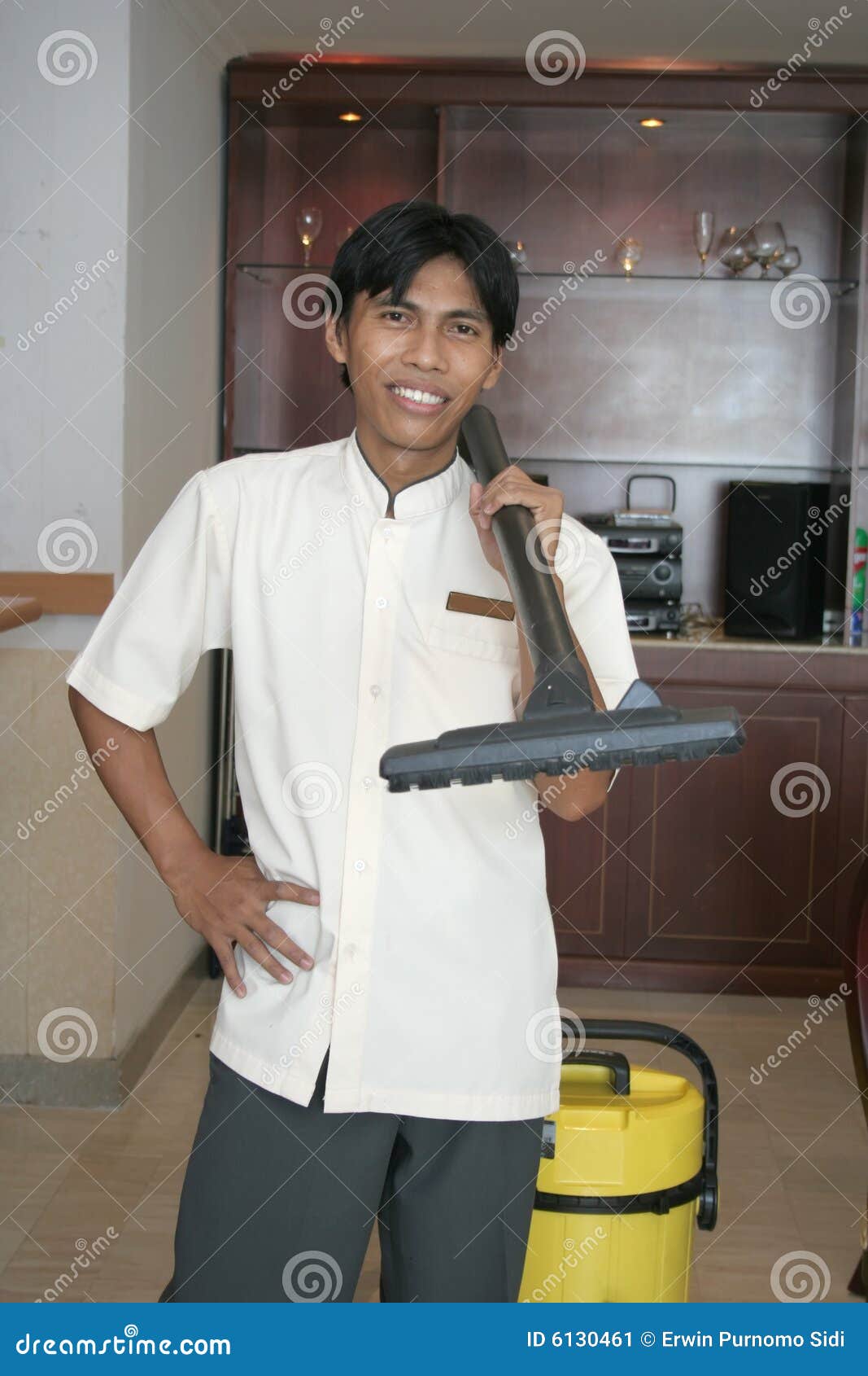 Housekeeping or Room Boy Staff Stock Image - Image of hotelier ...