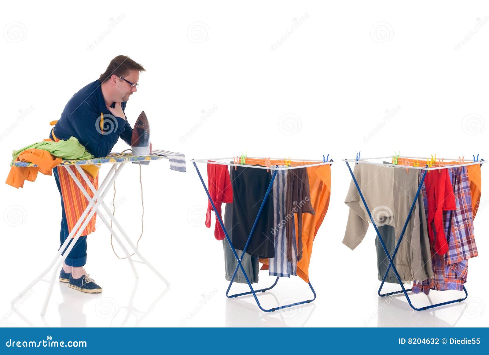 Houseman Die De Wasserij Doet Stock Foto - Image of apparatuur ...