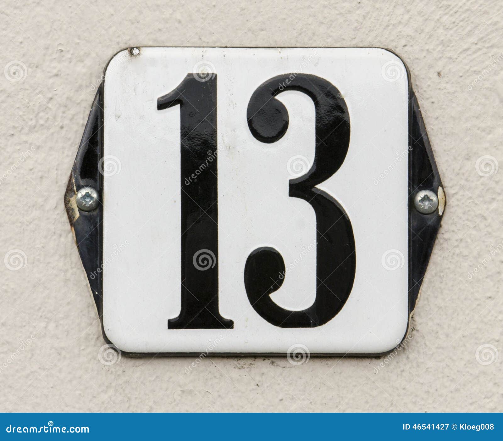 Housenumber 13 stock image. Image of rust, rusty, white - 46541427