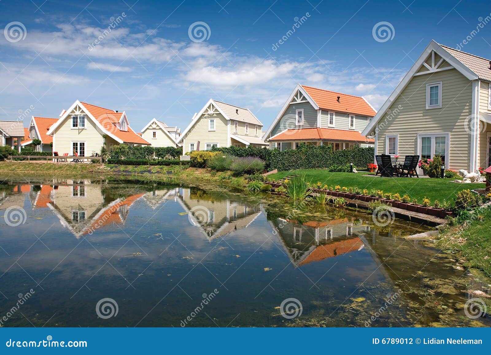 Houses stock photo. Image of tourist, bright, summer, blue - 6789012