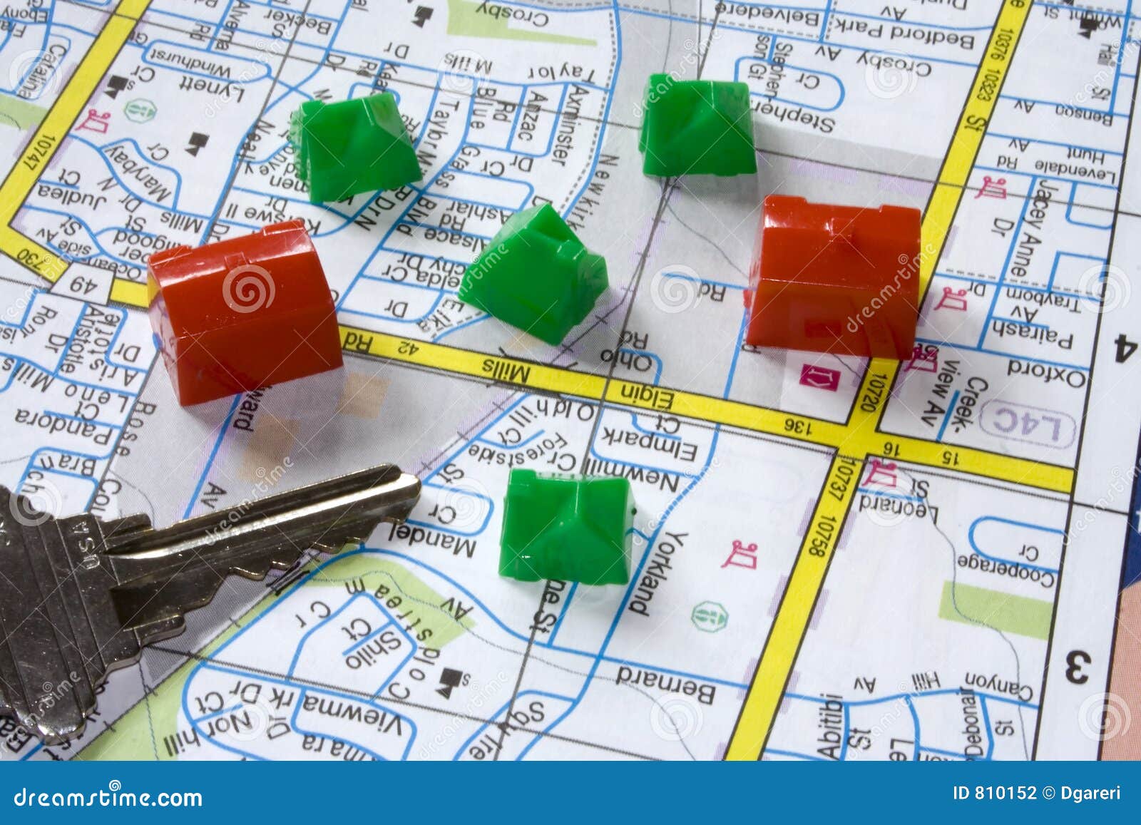 Houses along the Road stock photo. Image of highway, condos - 810152