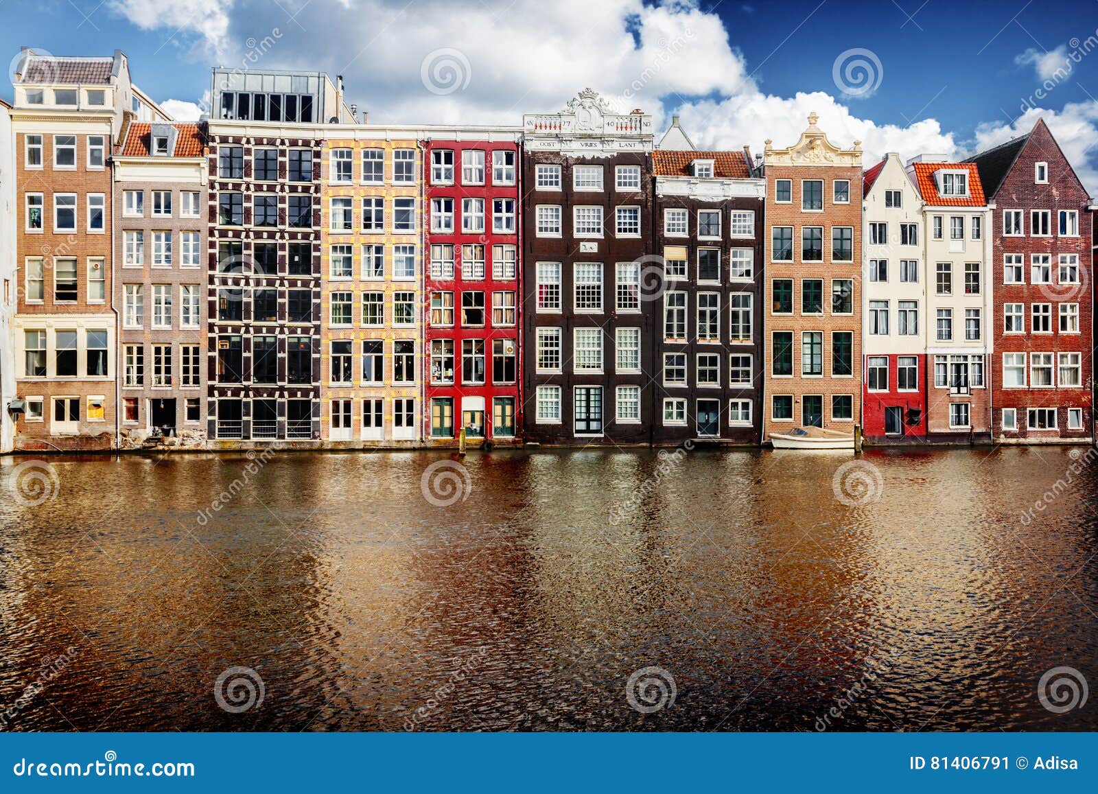 Houses in Amsterdam stock image. Image of capital, heritage - 81406791