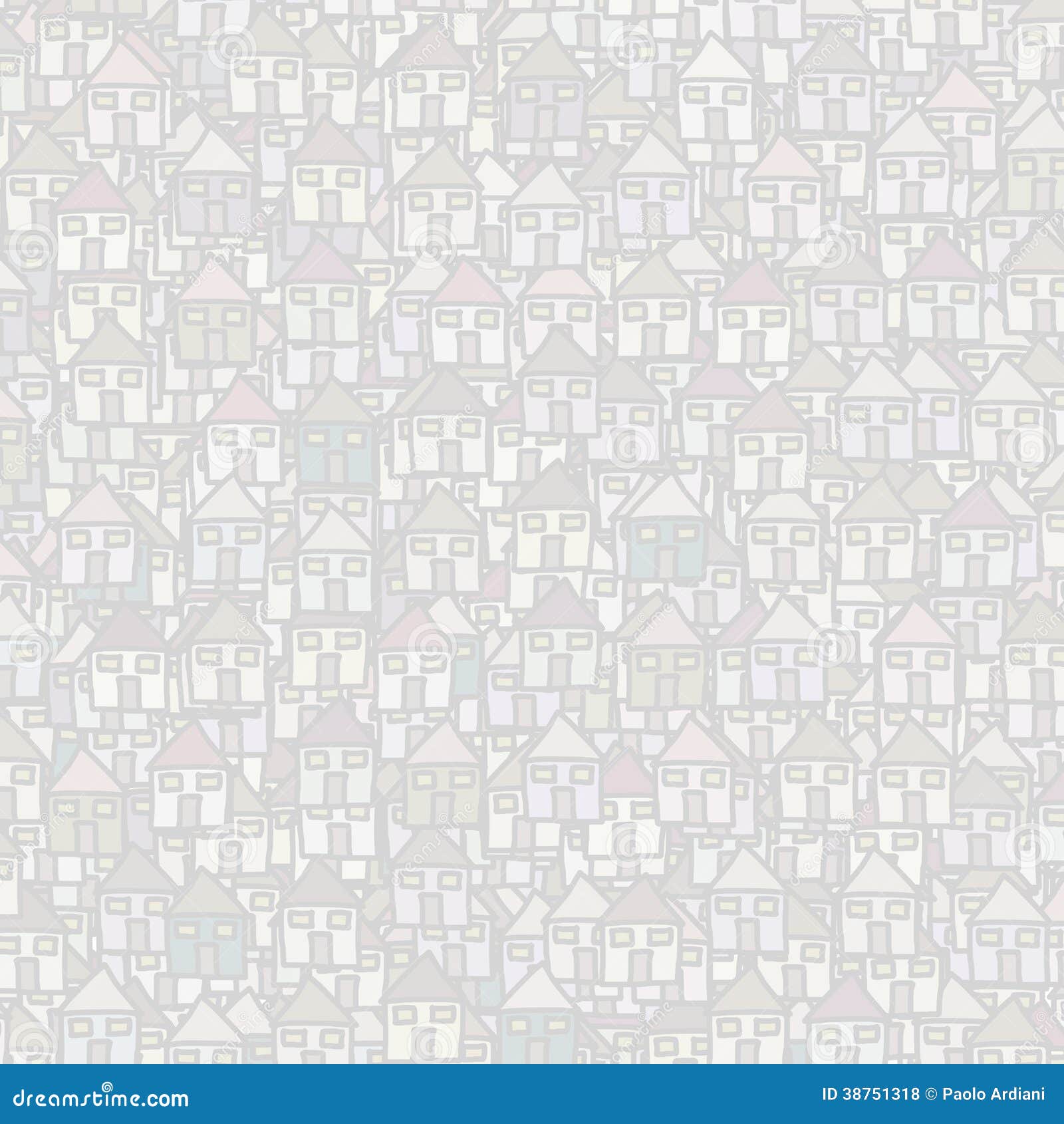 Houses background stock illustration. Illustration of composition ...