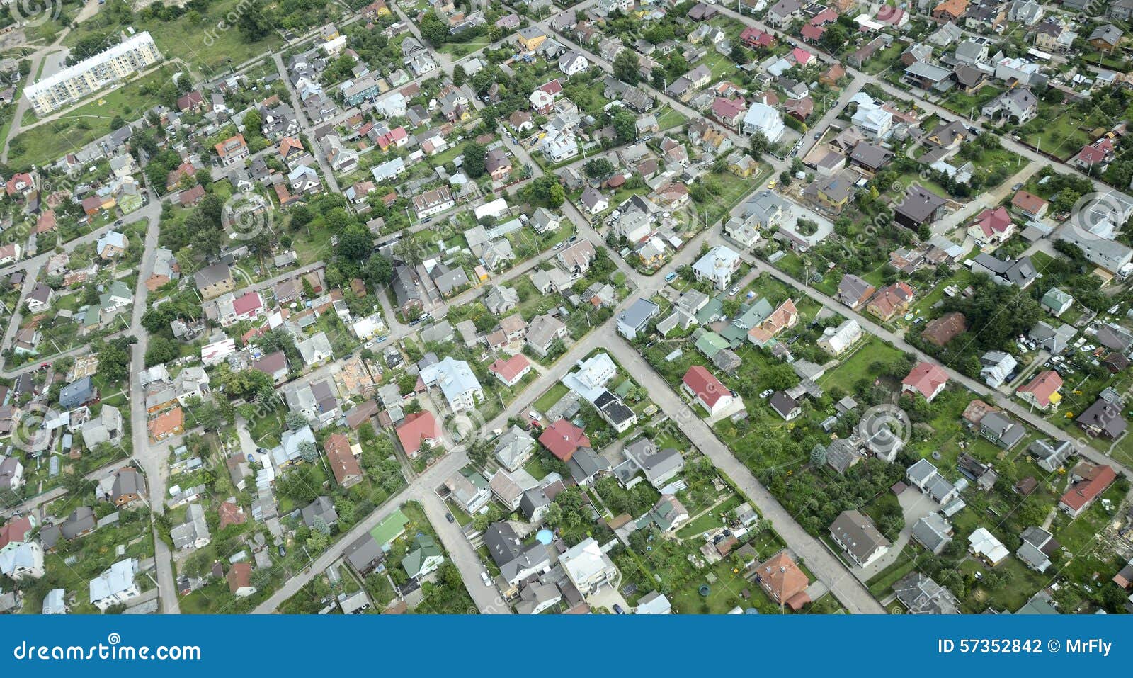 Birds Eye View From A Hill Top Royalty-Free Stock Image | CartoonDealer ...