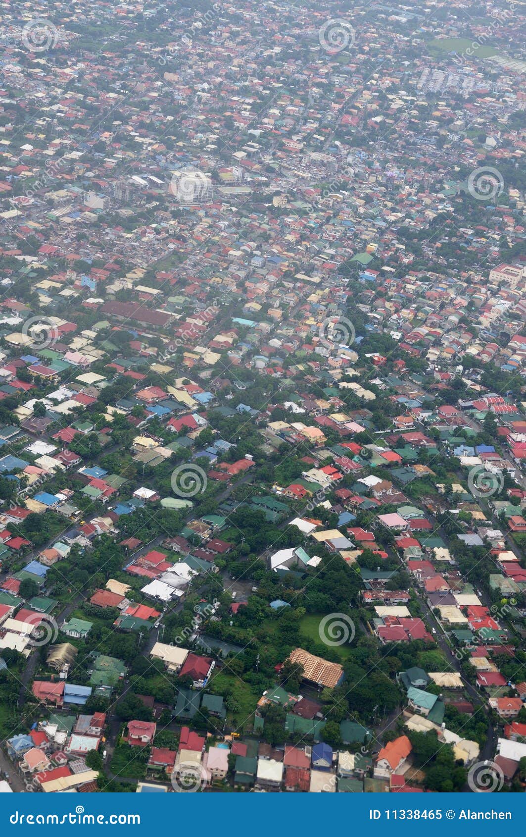 Houses with colorful roof stock image. Image of houses - 11338465