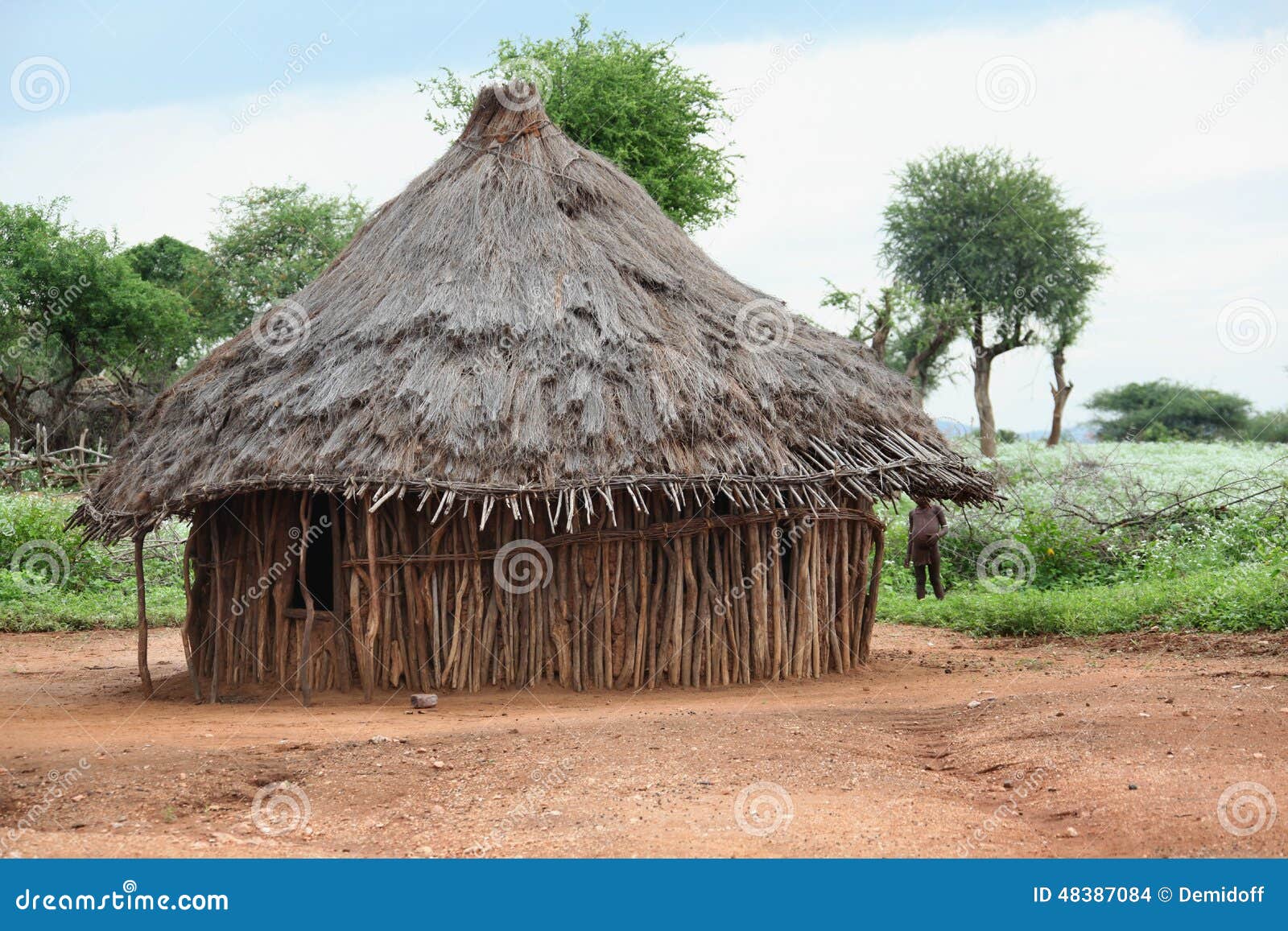 Houses Hamer stock photo. Image of native, home, dasanech - 48387084