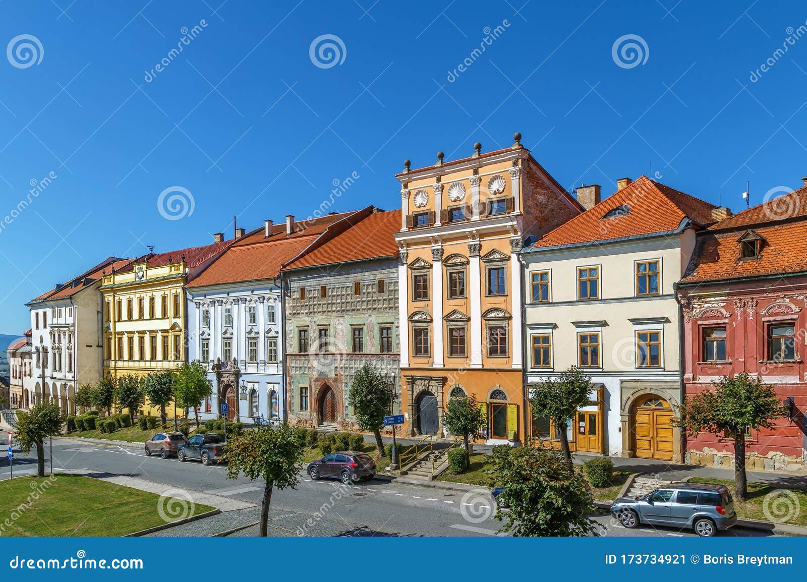 Houses on Main Square, Levoca, Slovakia Editorial Photo - Image of ...