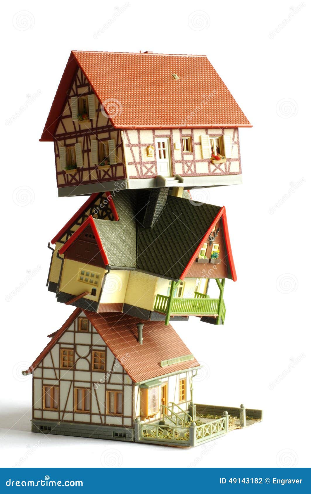 Houses miniature model toy stock photo. Image of class - 49143182