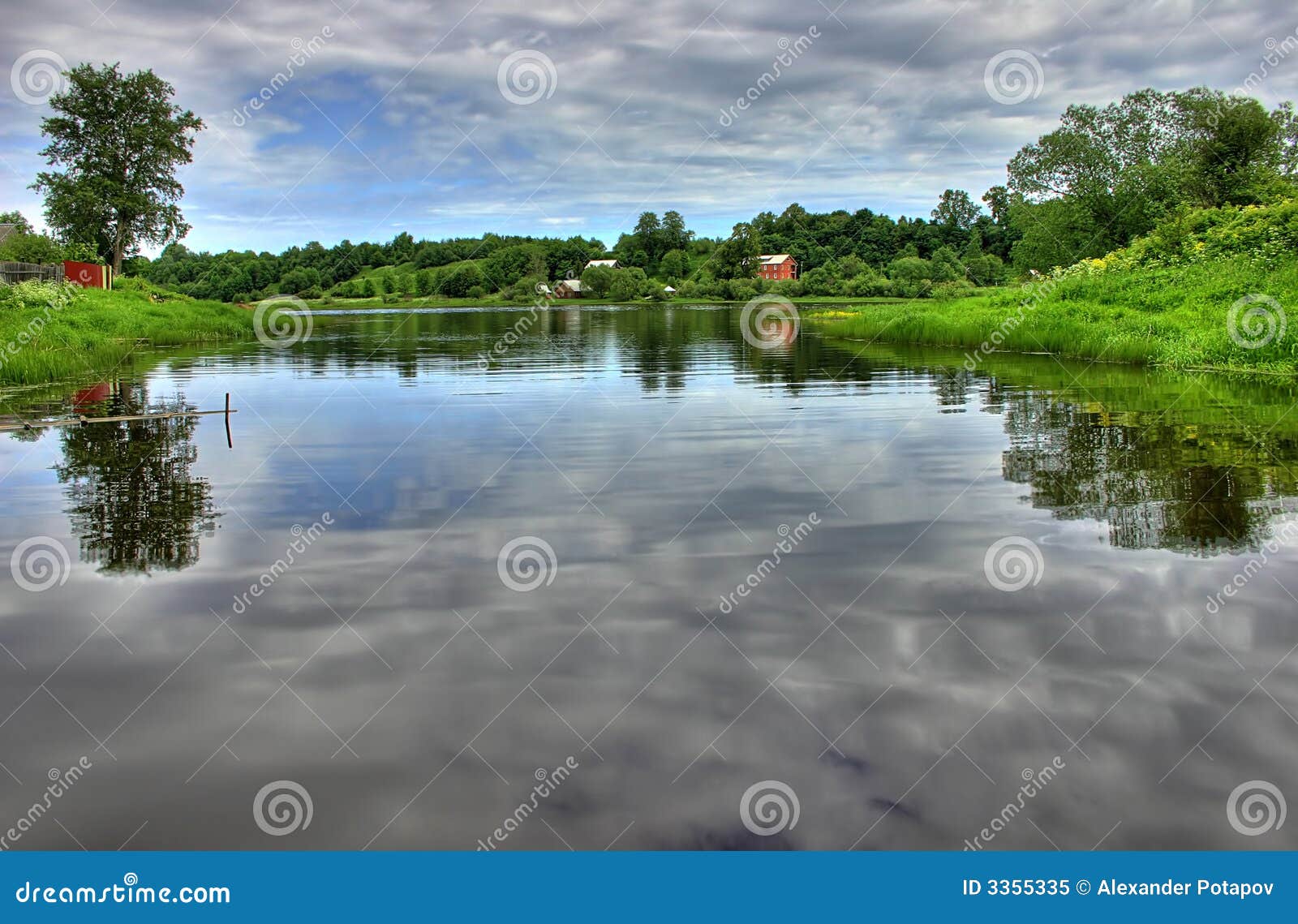 Houses near river stock image. Image of environment, beauty - 3355335