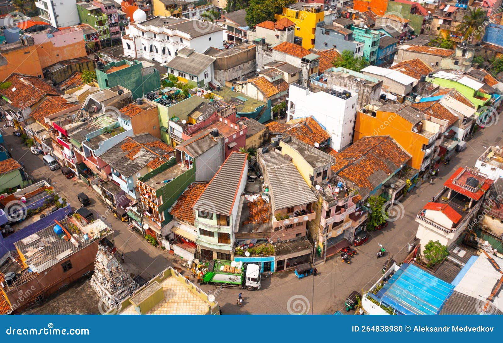 Houses in One of the Districts of Colombo Stock Photo - Image of city ...