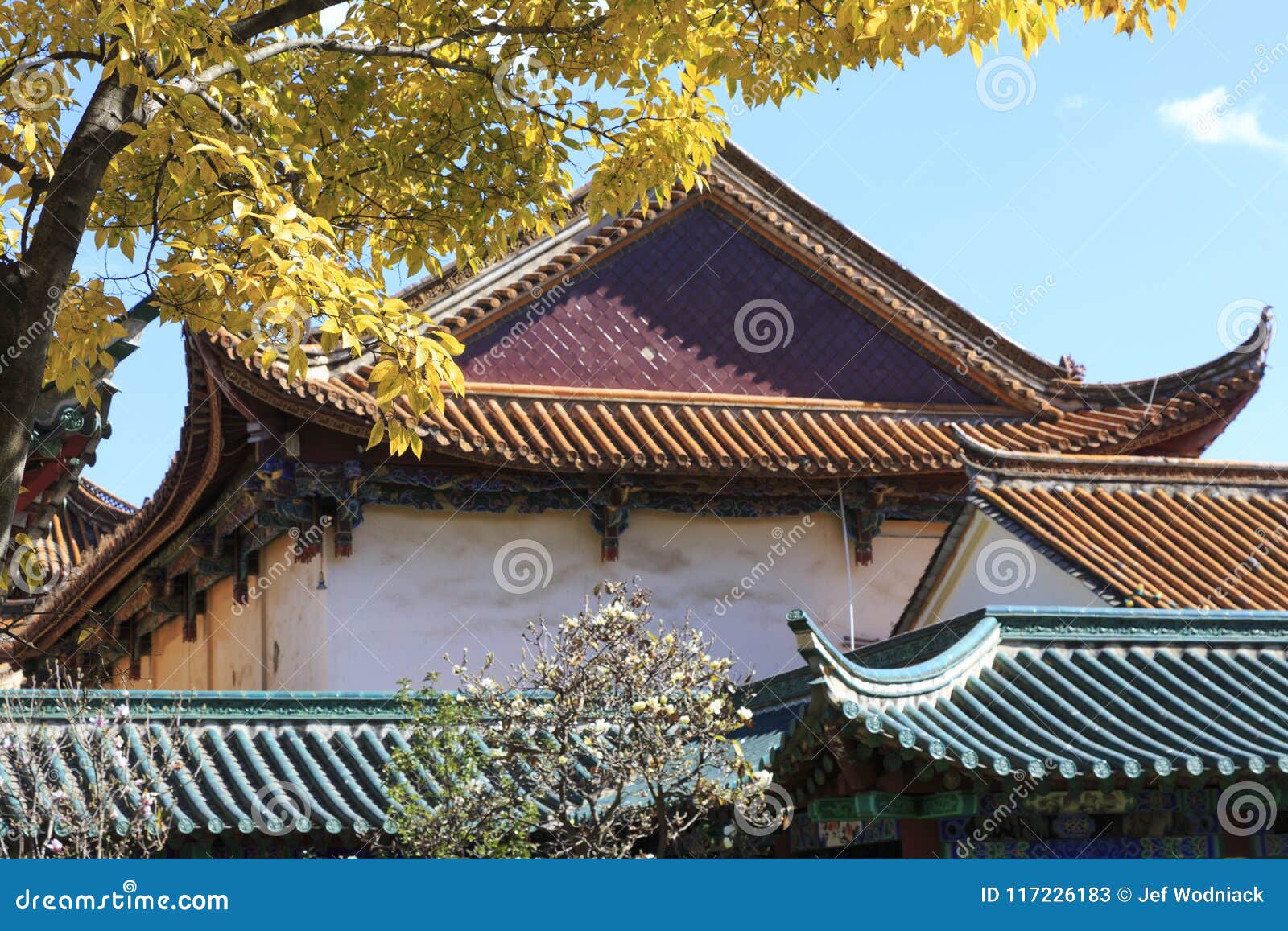 Houses in Public Parc in Kunming China Stock Image - Image of tourism ...