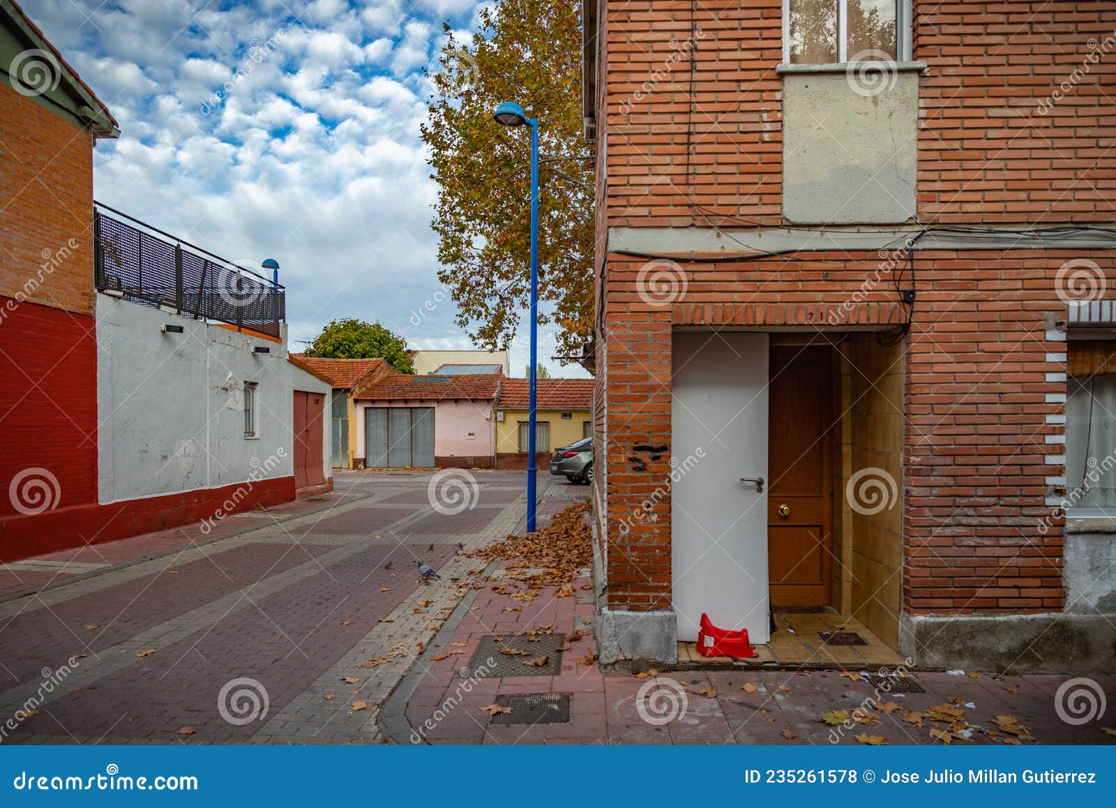 Houses in Slums of Spanish Cities Stock Photo - Image of white, road ...