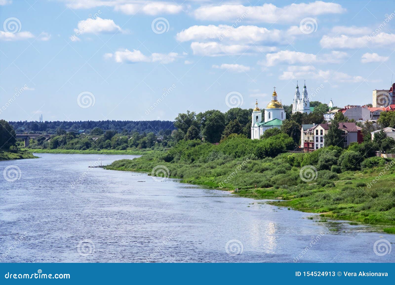 Houses of a Small Town by the River Stock Image - Image of outside ...