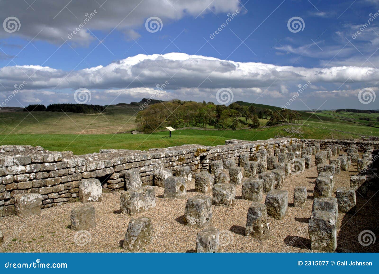 Housesteads Fort stock image. Image of fort, vercovicium - 2315077