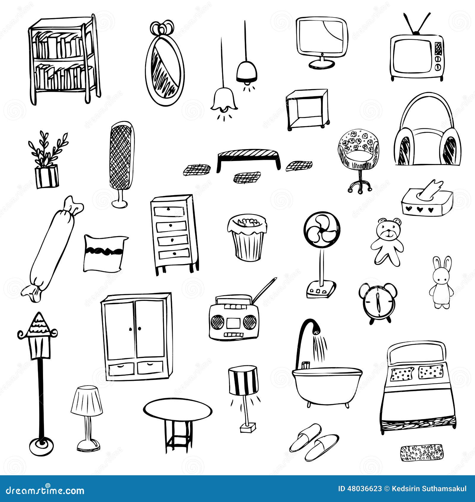 Housewares Sketch Vector Symbol | CartoonDealer.com #48036623