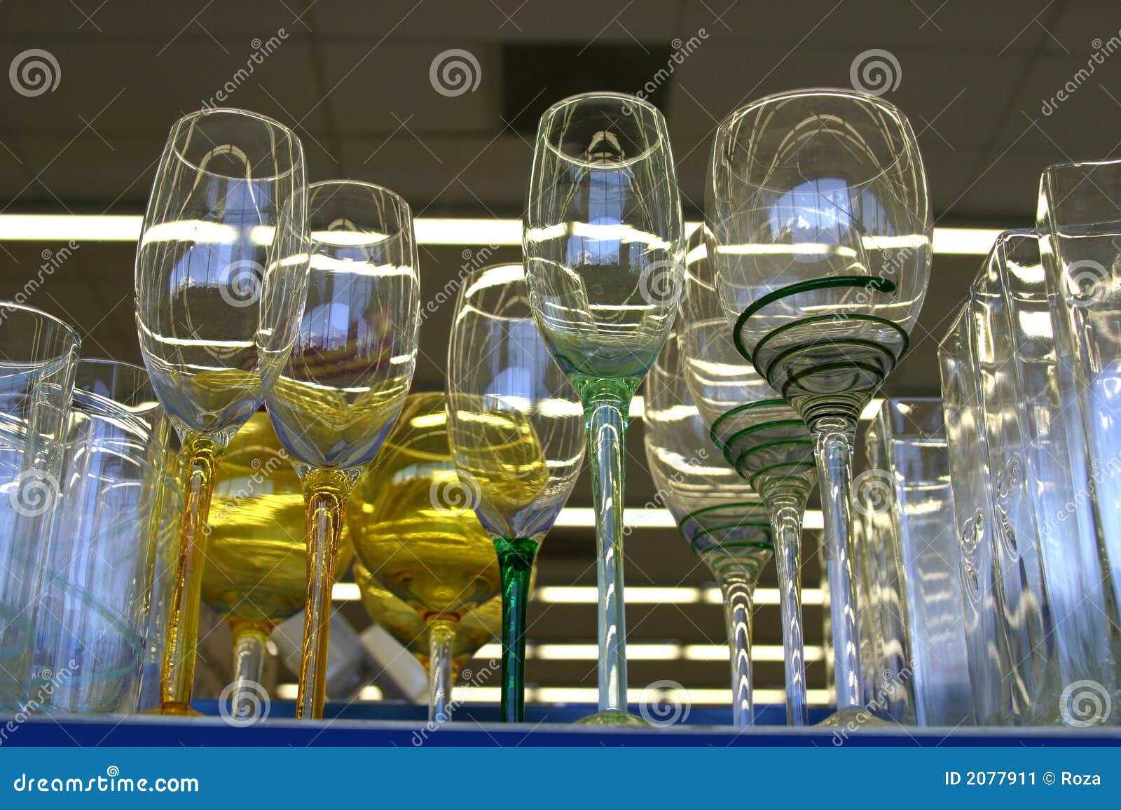 Housewares store stock image. Image of glasses, alcohol - 2077911