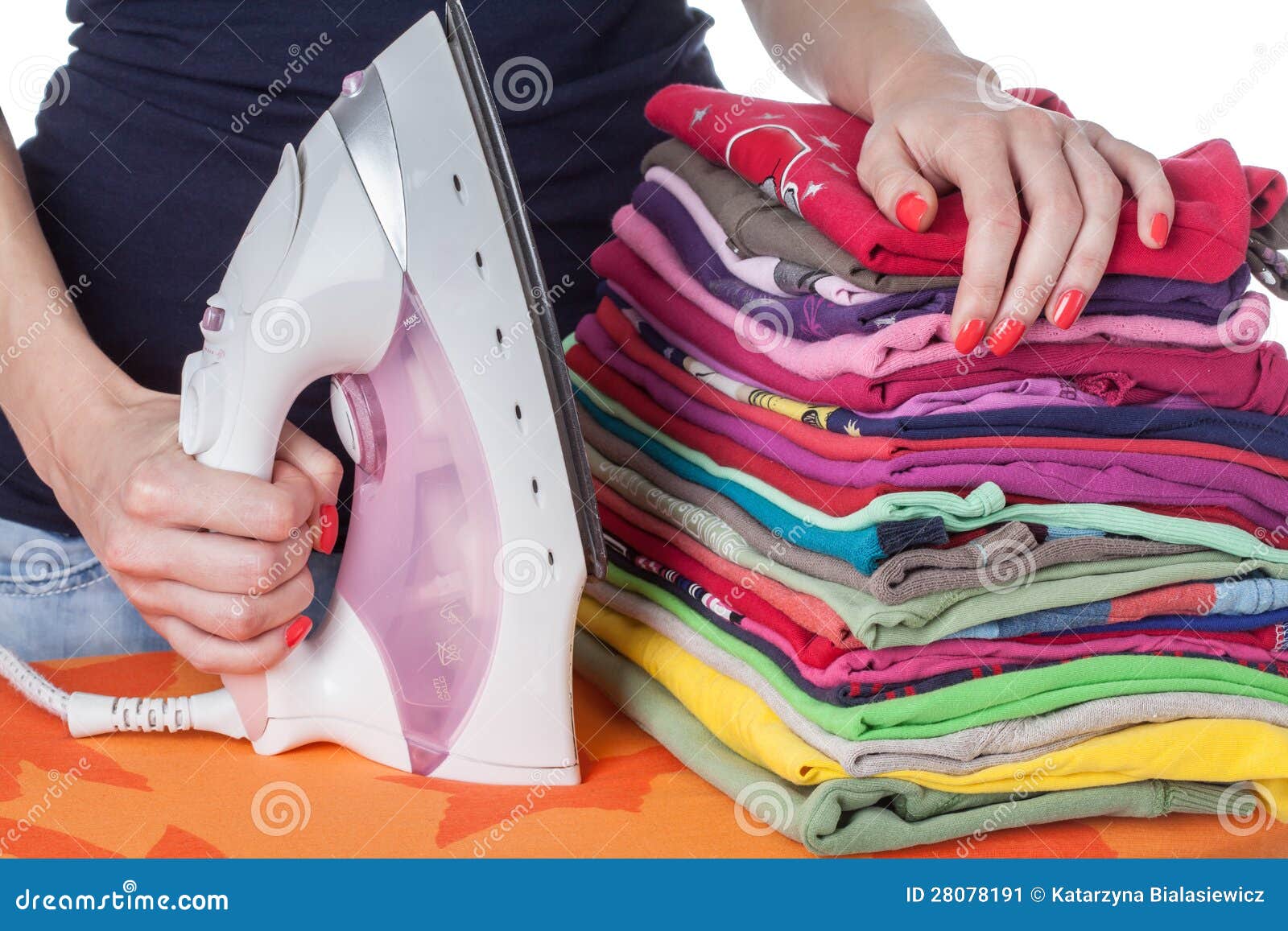 Housewife at work stock image. Image of cotton, homework - 28078191