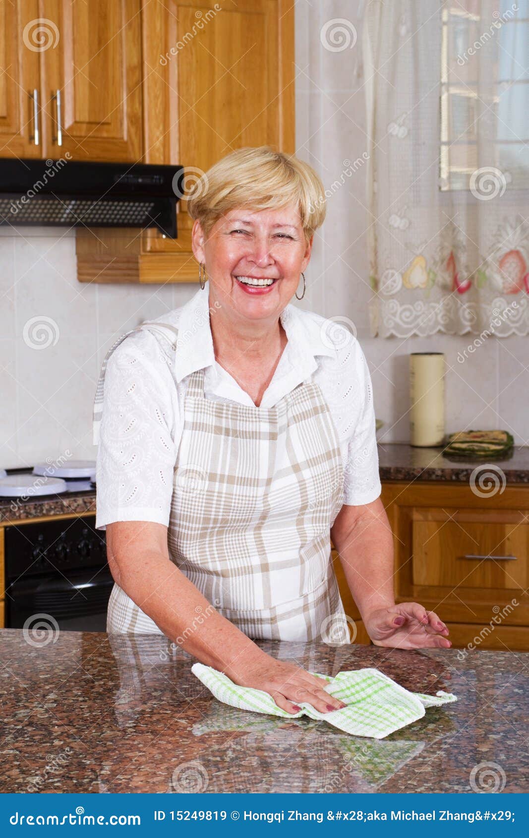 Housework stock image. Image of kitchen, casual, home - 15249819
