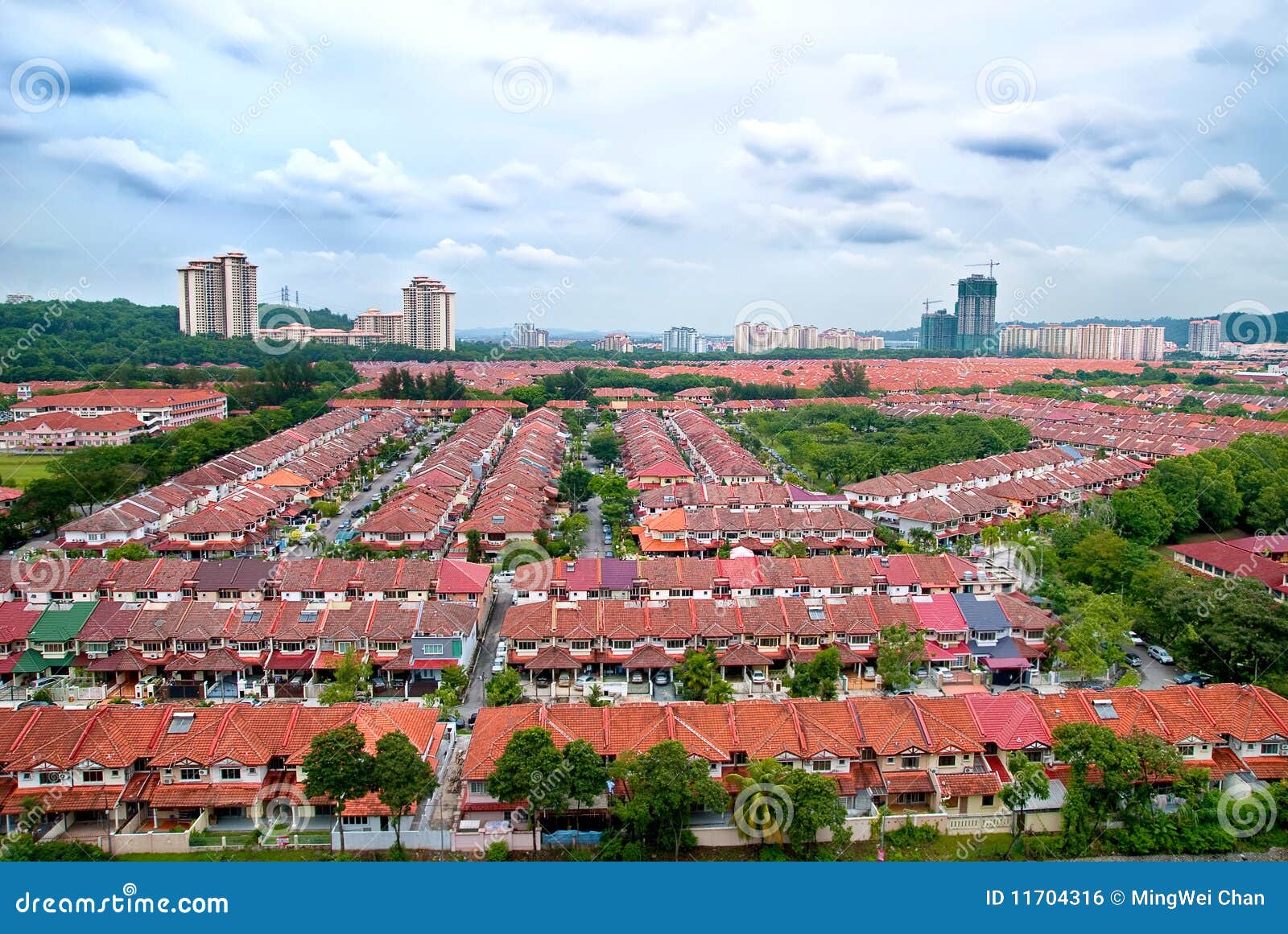 Housing Area 01 stock photo. Image of mortgage, architecture - 11704316