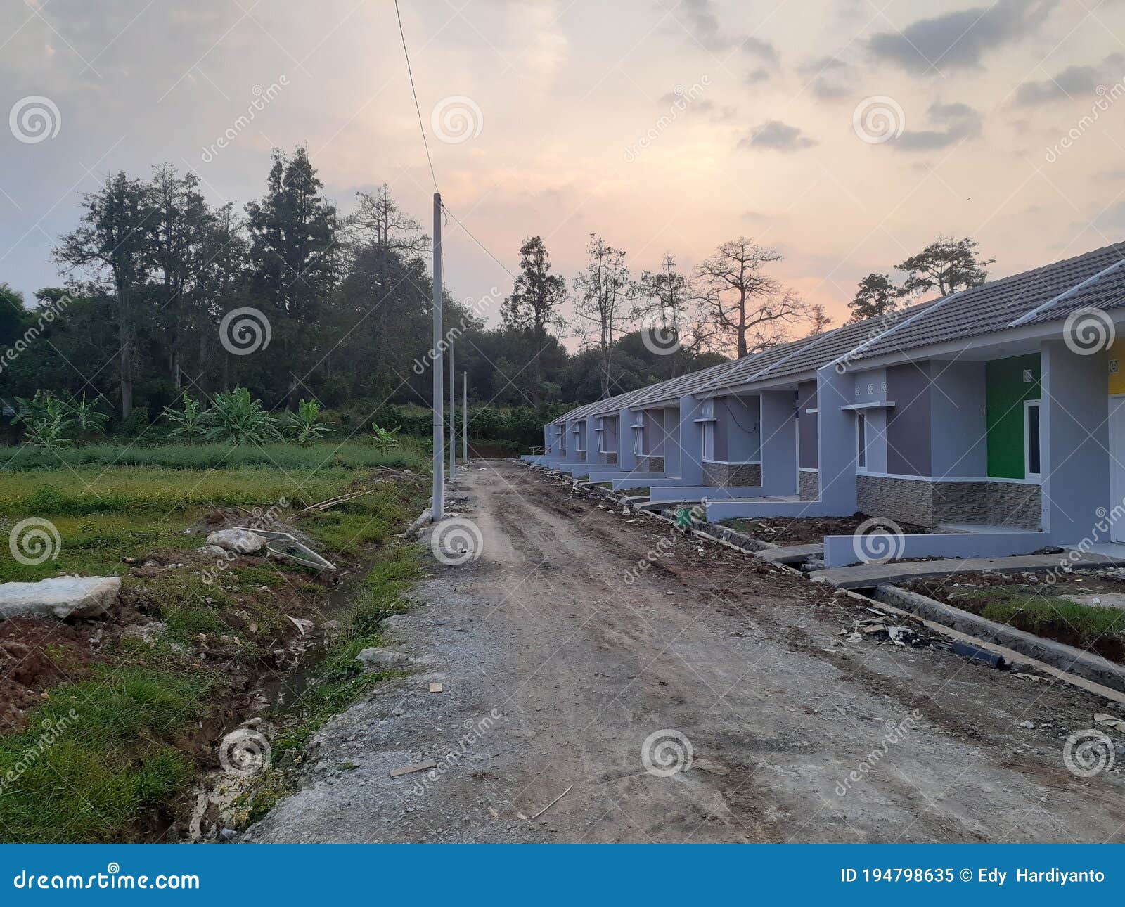 Housing Complex Development Projects Stock Image - Image of nature ...