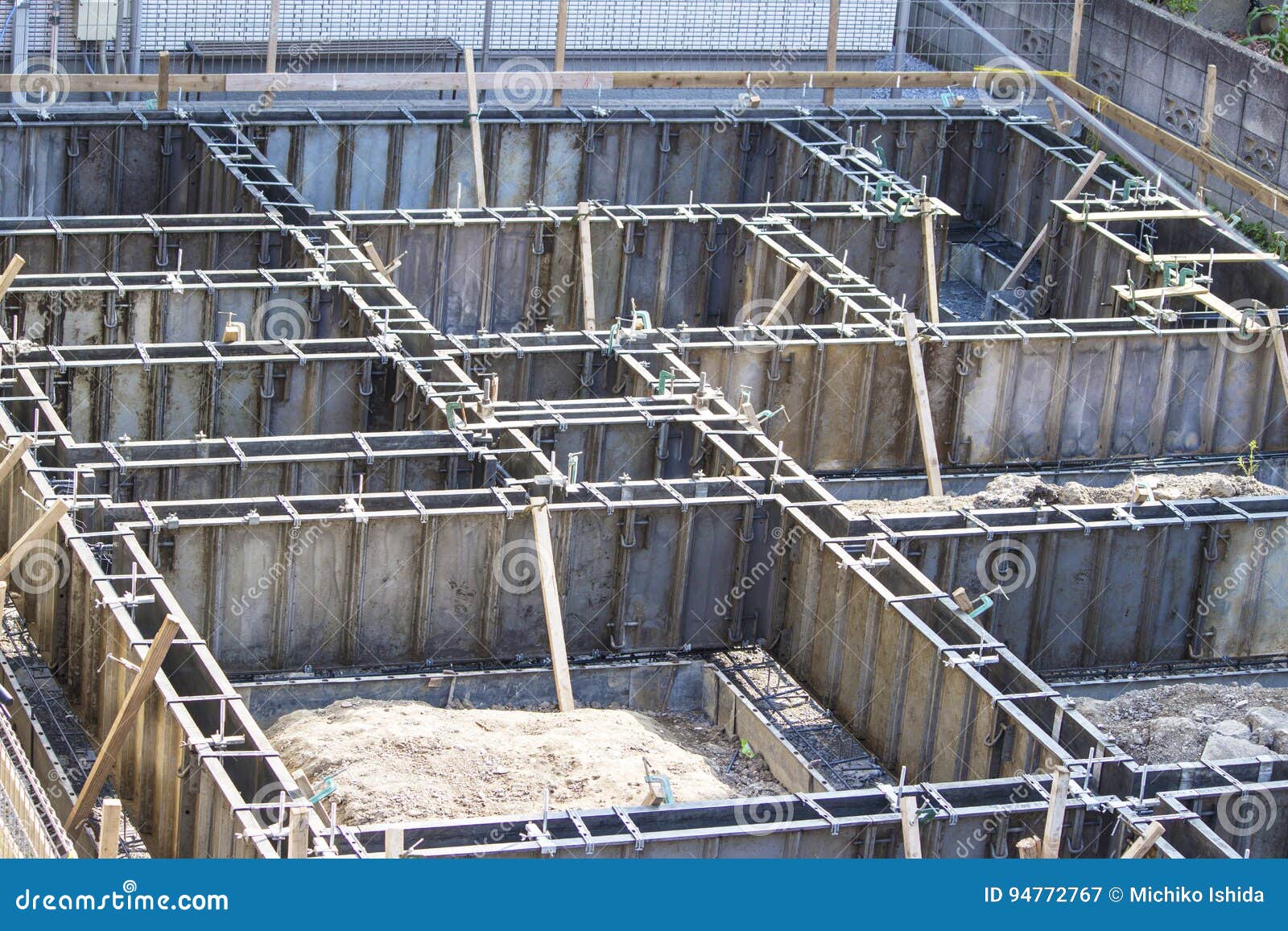 Housing construction work stock image. Image of grey - 94772767