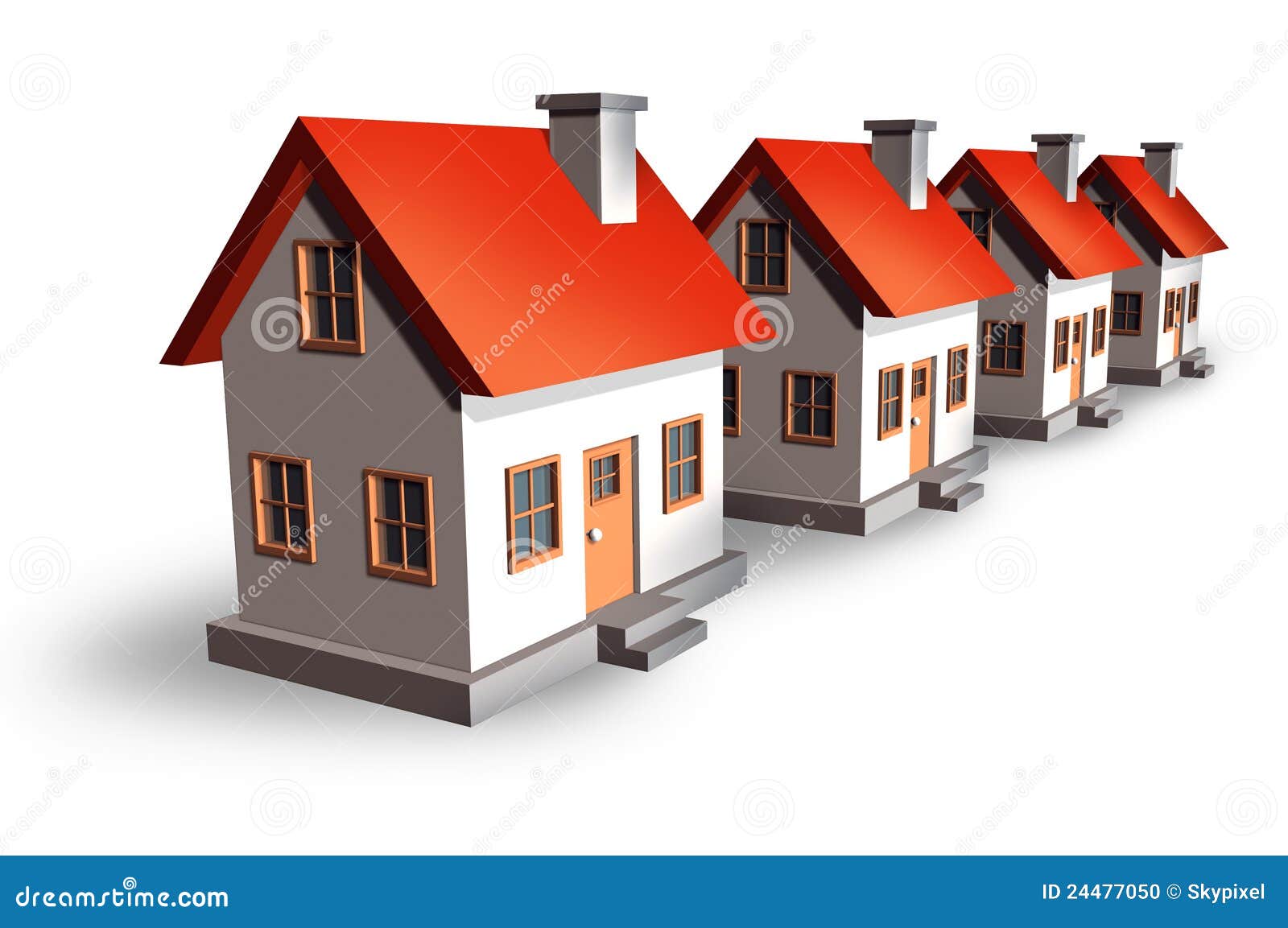 Housing Development stock illustration. Illustration of design - 24477050