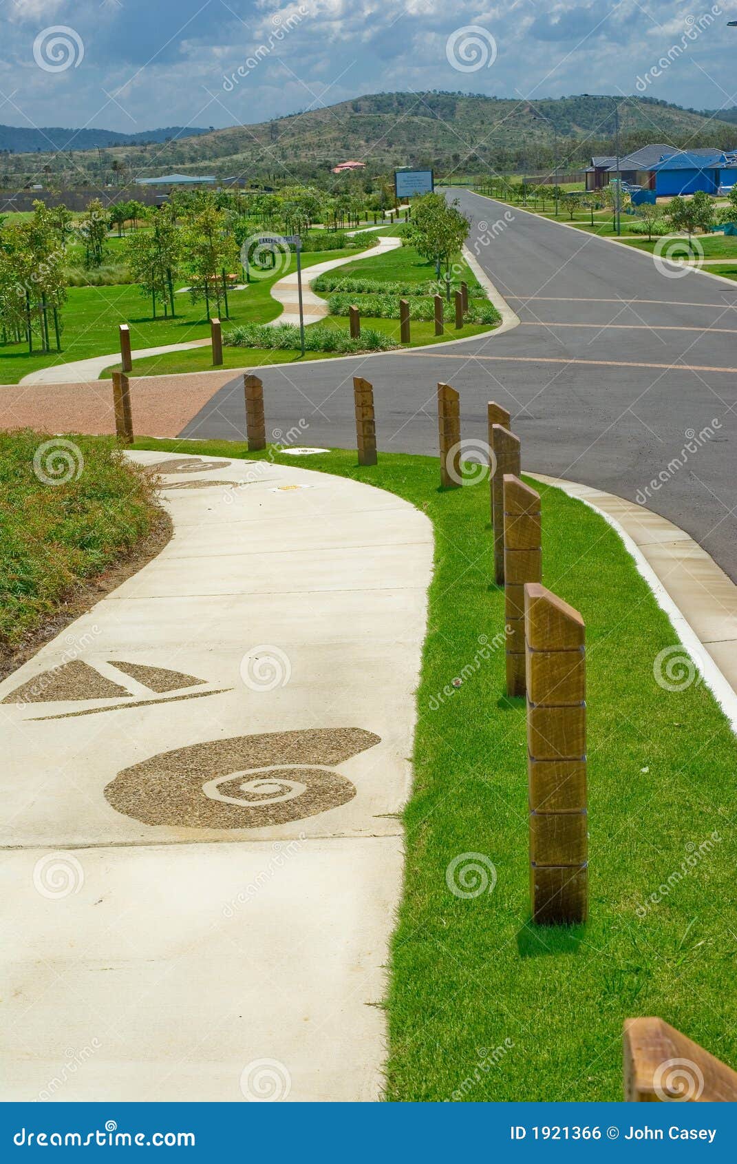 Housing Development Pathways Stock Photo - Image of nature, house: 1921366
