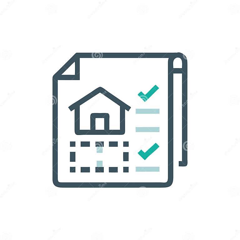 Housing Development Plan Icon for Community Engagement Stock ...