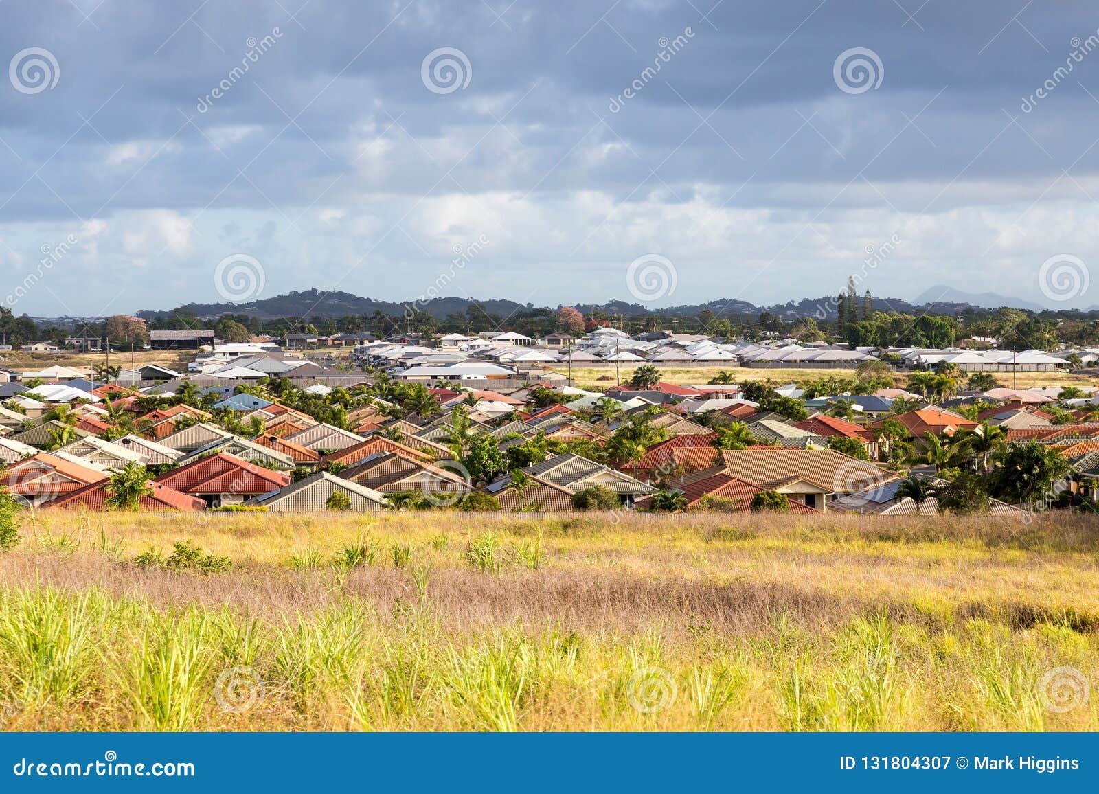 Housing Development Taking Over Agriculture Land Stock Image - Image of ...