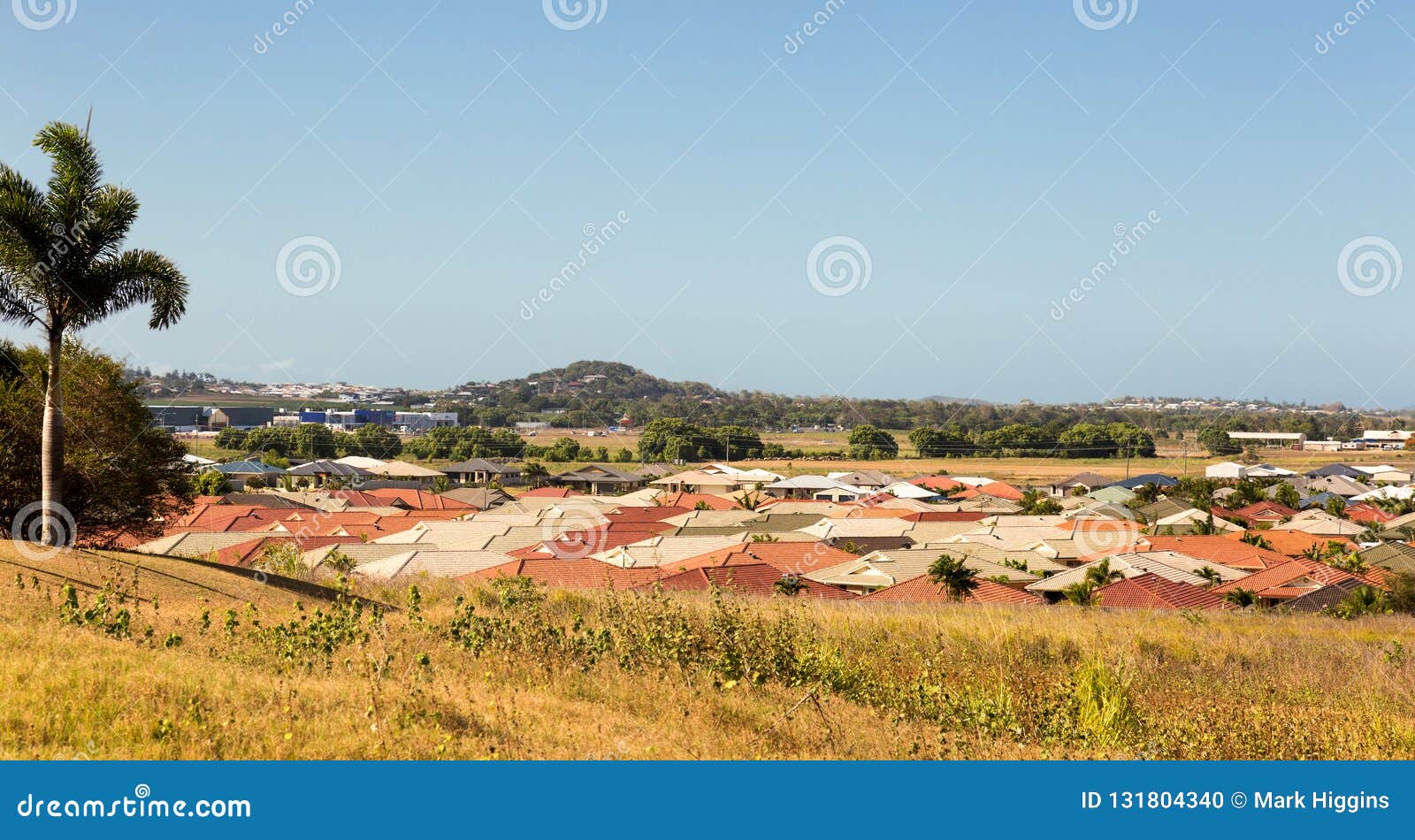 Housing Development Taking Over Agriculture Land Stock Photo - Image of ...