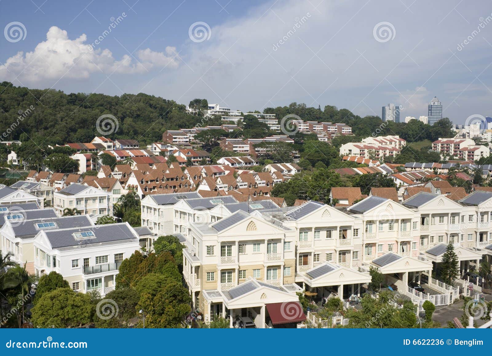 Housing estate stock photo. Image of family, residential - 6622236