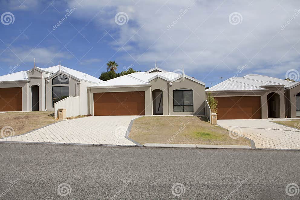 Housing estate, Perth stock image. Image of build, planning - 24339285