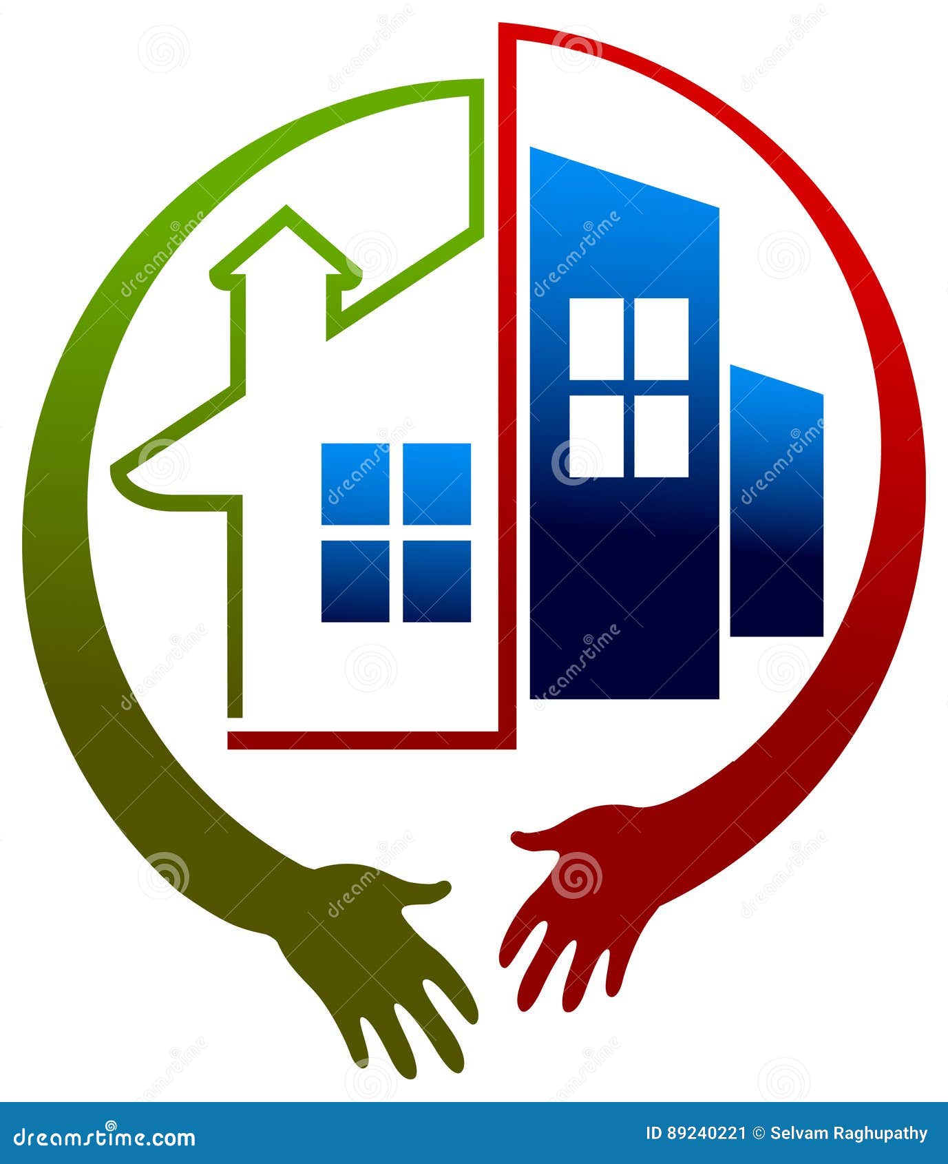 Housing help stock vector. Illustration of designer, connection - 89240221