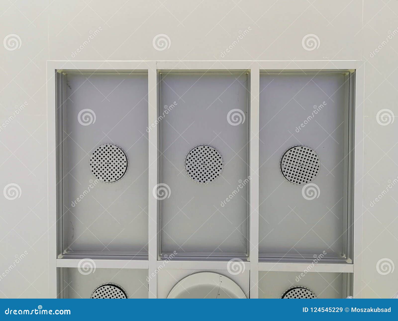Housing and HEPA Filter Installation and in Cleanoom Stock Image ...