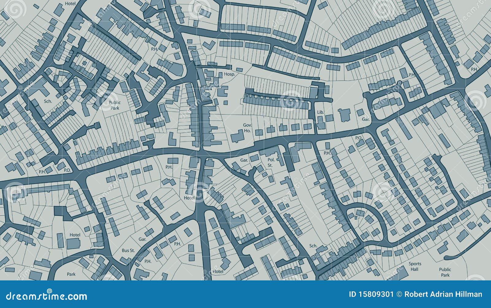 Housing map stock vector. Illustration of background - 15809301