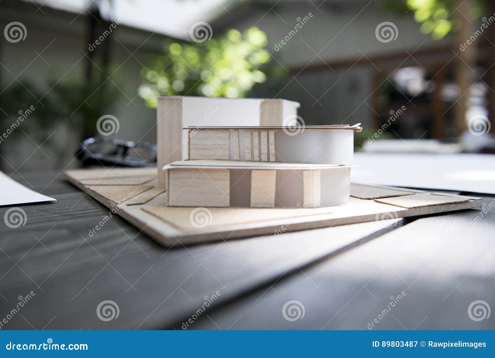 Housing Model Architecture Design Concept Stock Image - Image of ...