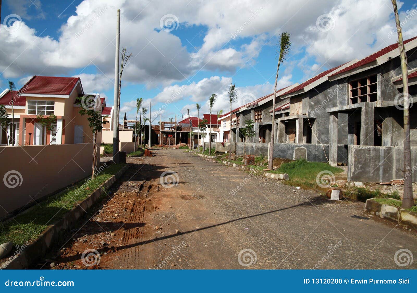 Housing project stock photo. Image of work, building - 13120200