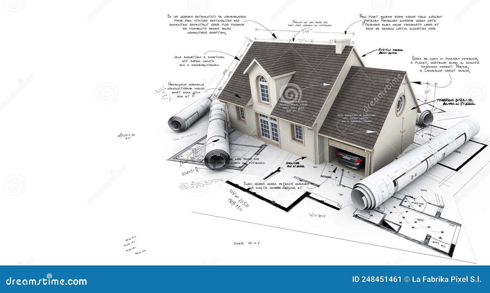 Housing project stock illustration. Illustration of architecture ...