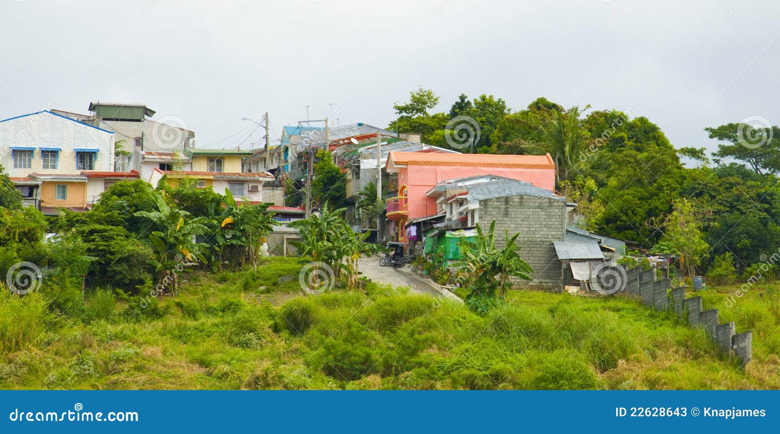Housing Projects in the Philippines Stock Image - Image of squatter ...