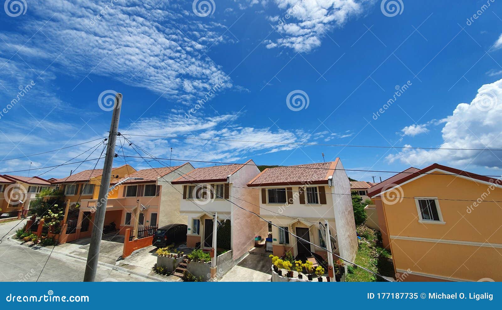 Housing Subdivision in Philippines Editorial Image - Image of asia ...