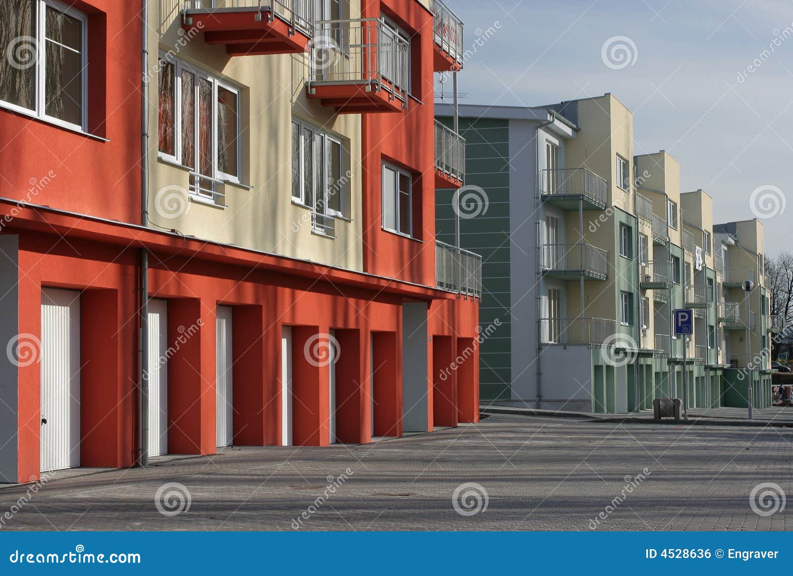 Housing unit 1 stock photo. Image of urban, home, colors - 4528636