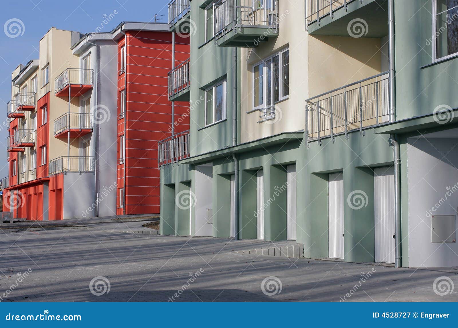 Housing unit 2 stock image. Image of building, unit, colors - 4528727