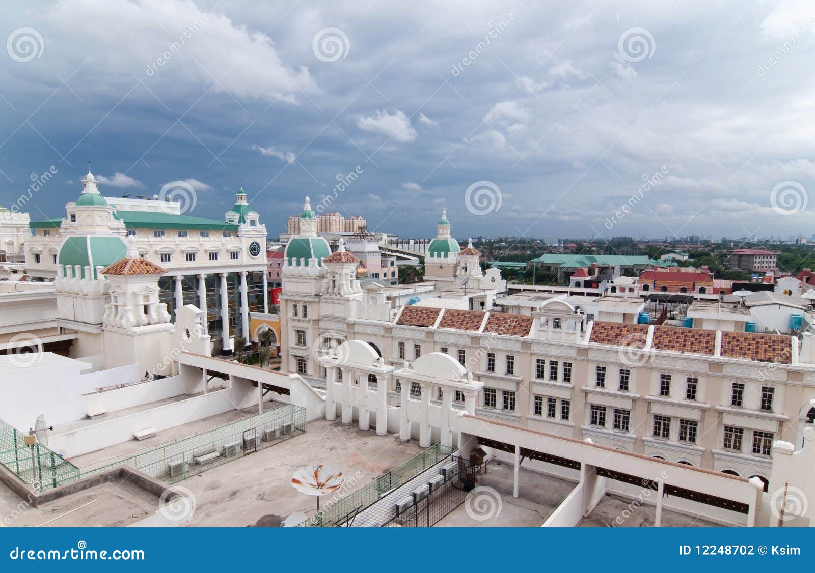 Housing view stock photo. Image of roof, building, house - 12248702
