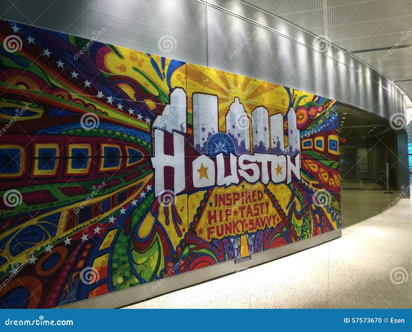 Houston Airport-Graffiti redaktionelles bild. Bild von graffiti - 57573670
